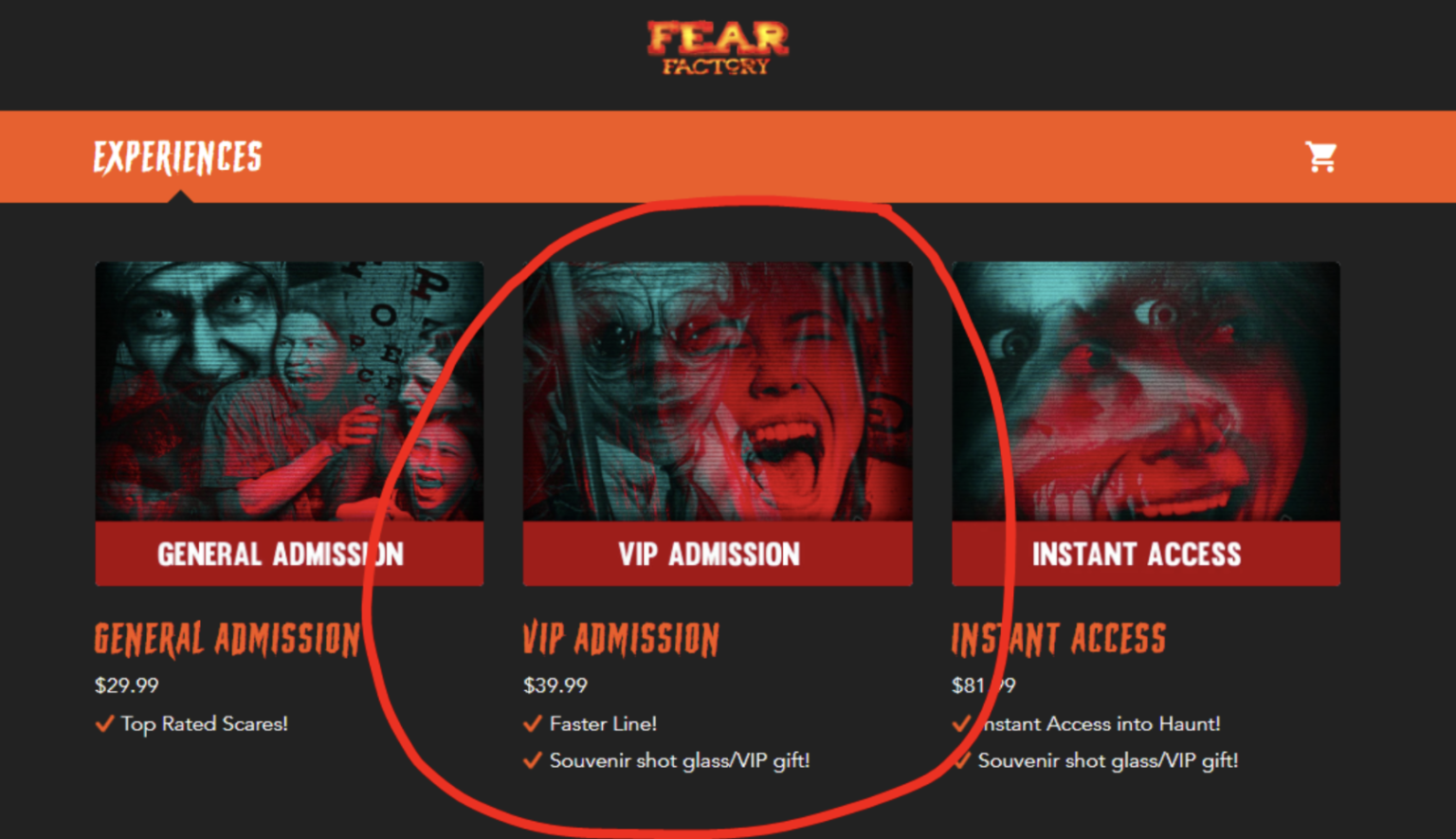 Fear Factory | Costco Ticket Redemption